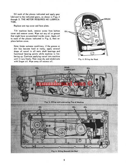 Singer 347-348 Sewing Machine Service and Repair Manual