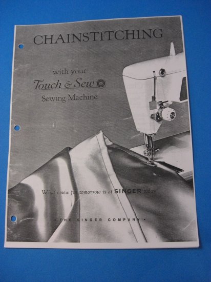 Singer 603-E w/Chainstitching Sewing Machine Service and Repair Manual