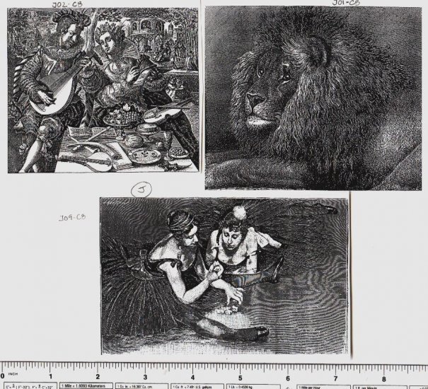 Renaissance, Art Deco Backgrounds 19 Rubber Stamps - FULL sheet