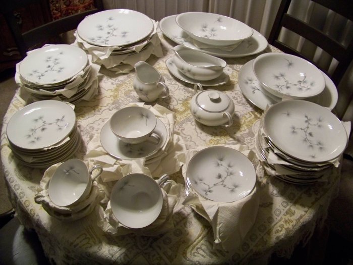 Amcrest Meito China Set Pattern Carolina Pine