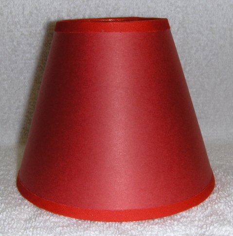 RED Paper Mini Chandelier Lamp Shade