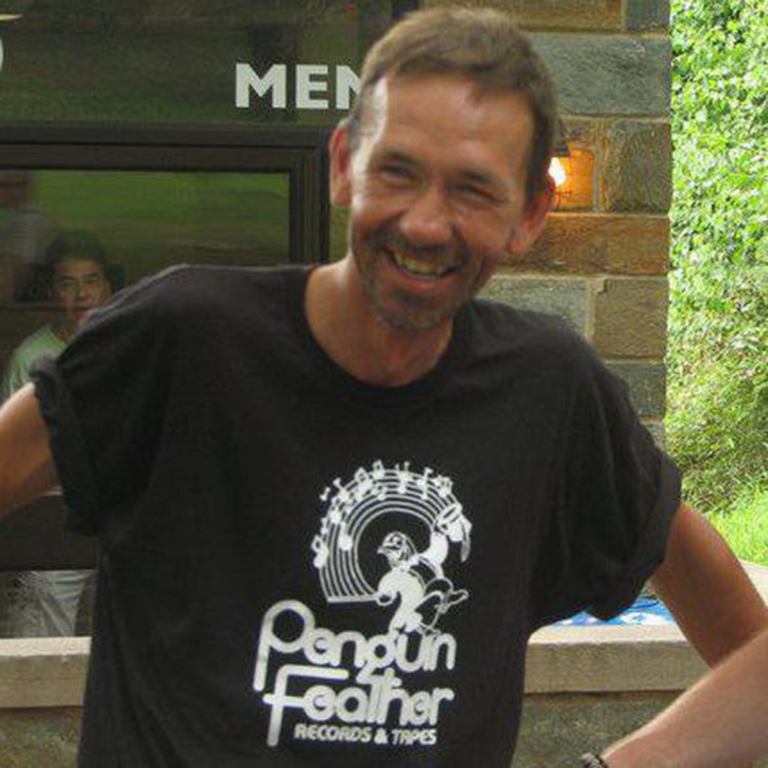 PENGUIN FEATHER RECORDS Premium Sueded T-Shirt / White Ink SIZE S ...