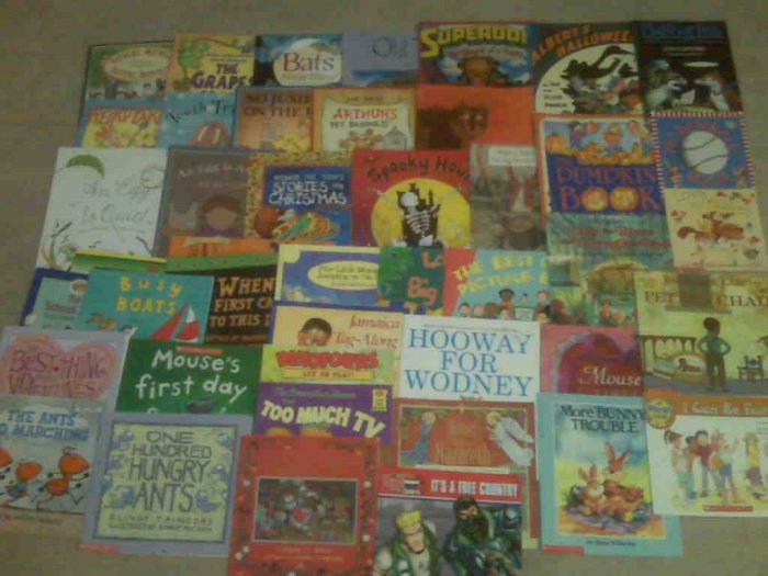 Lot of 61 Scholastic Children's Picture Books