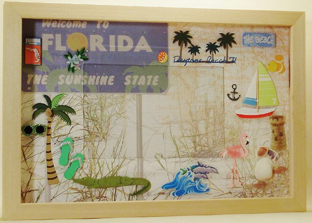 Daytona Beach Themed Picture/Photo Frame 31-046