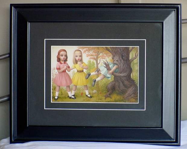 Mark Ryden Girl Eaten By Tree Forest Girls Pretty Dress Spread Love No Hate
