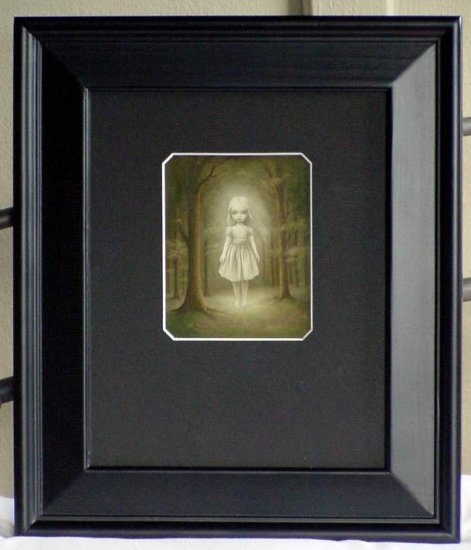 Mark Ryden Ghost Girl Framed Artwork Spread Love No Hate