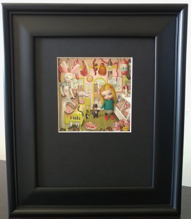 Mark Ryden Butcher Bunny Framed Lowbrow Artwork