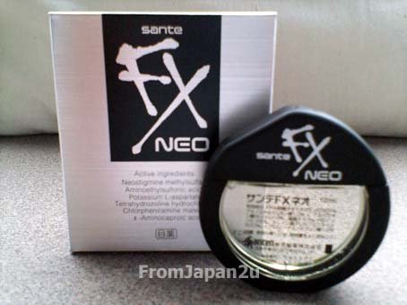 Japanese Eye Drops SANTE NEO FX - SUPER MINTY! Japan! FREE SHIPPING!