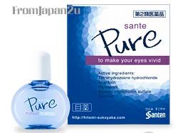 NEW! Japanese eyedrops Sante PURE eye drops Japan FREE SHIPPING
