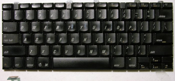 GENUINE APPLE POWERBOOK G3 WALLSTREET KEYBOARD * WORKS