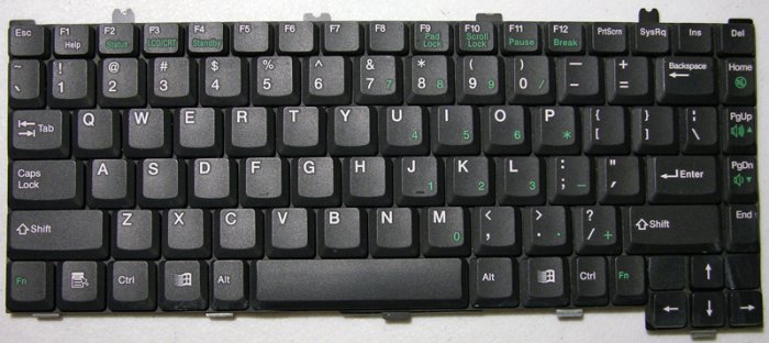 GATEWAY SOLO 1400 1450 KEYBOARD AEEA1TAU015 - 7003934
