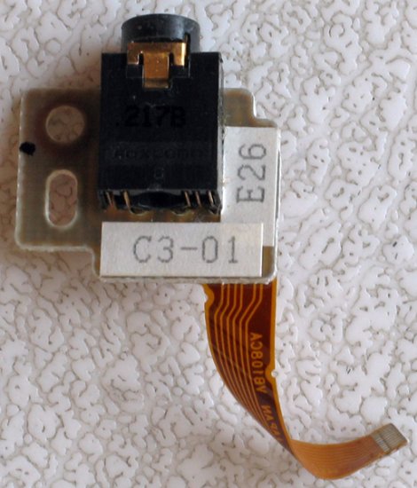 FUJITSU LIFEBOOK P SERIES P2040 P2110 P2120 AUDIO JACK CP109692