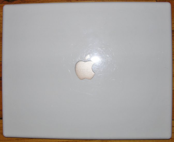 GENUINE APPLE MAC iBOOK G4 1.42GHz 14" LCD SCREEN COVER LID
