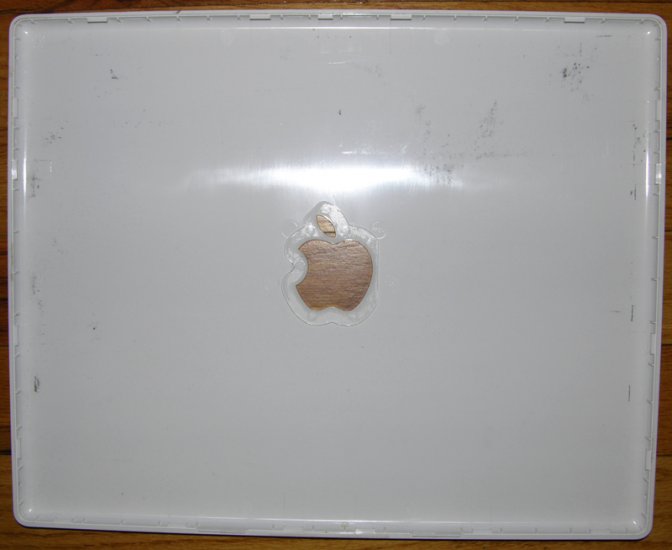 GENUINE APPLE MAC iBOOK G4 1.42GHz 14" LCD SCREEN COVER LID