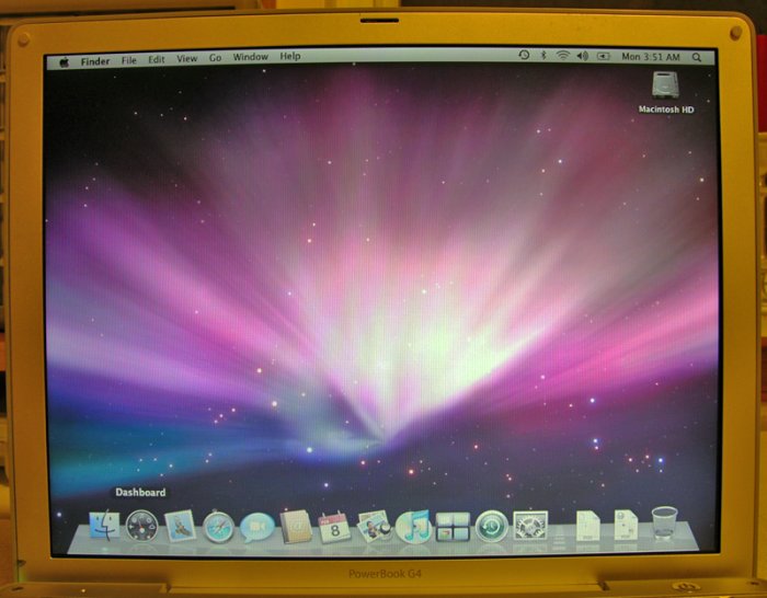 APPLE MAC POWERBOOK G4 1.5GHz 12" LCD SCREEN 55P4216