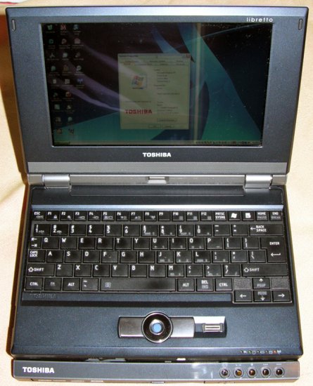 TOSHIBA LIBRETTO U100 / U105 INTEL PENTIUM M 1.2GHz 1GB RAM 60GB HD ...