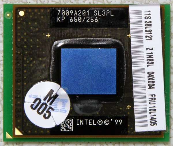 IBM INTEL PENTIUM 3 650MHz MOBILE CPU PROCESSOR SL3PL