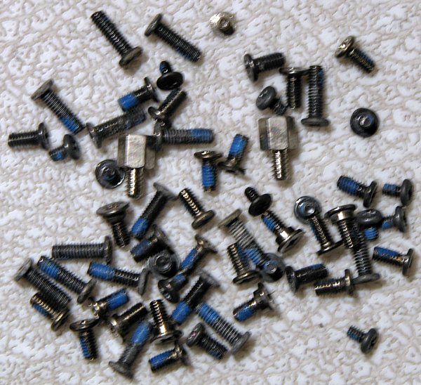 DELL INSPIRON 1501 6000 6400 630M 640M E1505 SCREWS SCREW SET