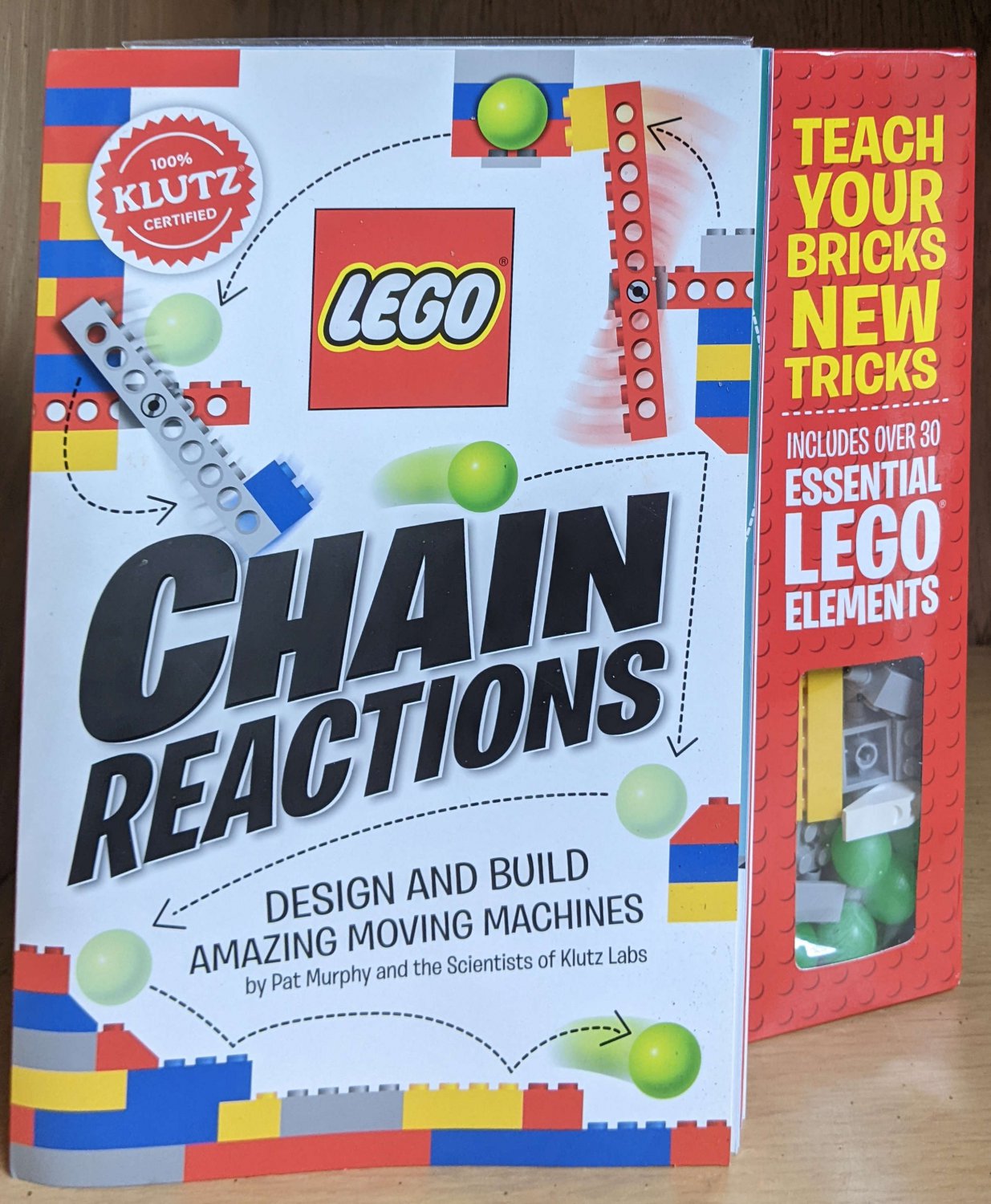 Klutz Lego Chain Reactions Teach Your Bricks New Tricks STEM Book New