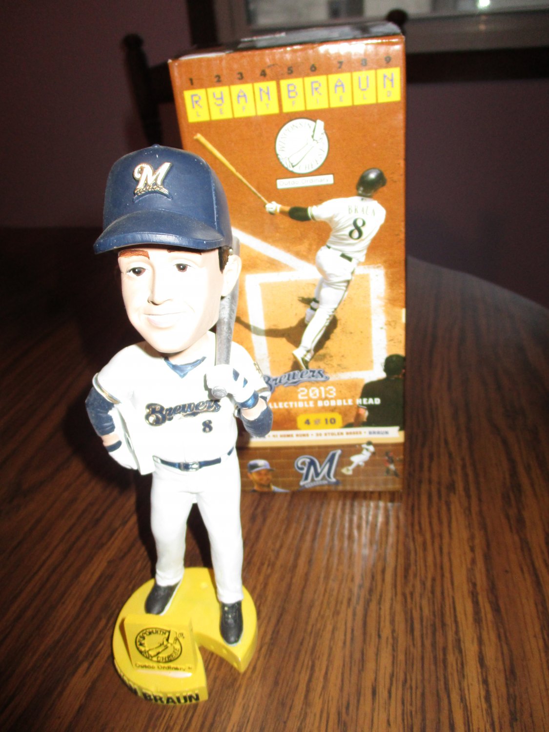 Ryan Braun 2013 Milwaukee Brewers Bobblehead