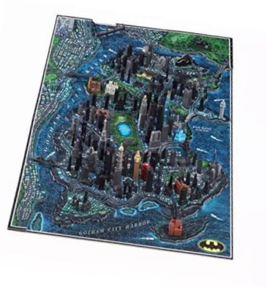 GOTHAM CITY 4D DC Batman Jigsaw Puzzle New