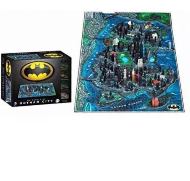 GOTHAM CITY 4D DC Batman Jigsaw Puzzle New
