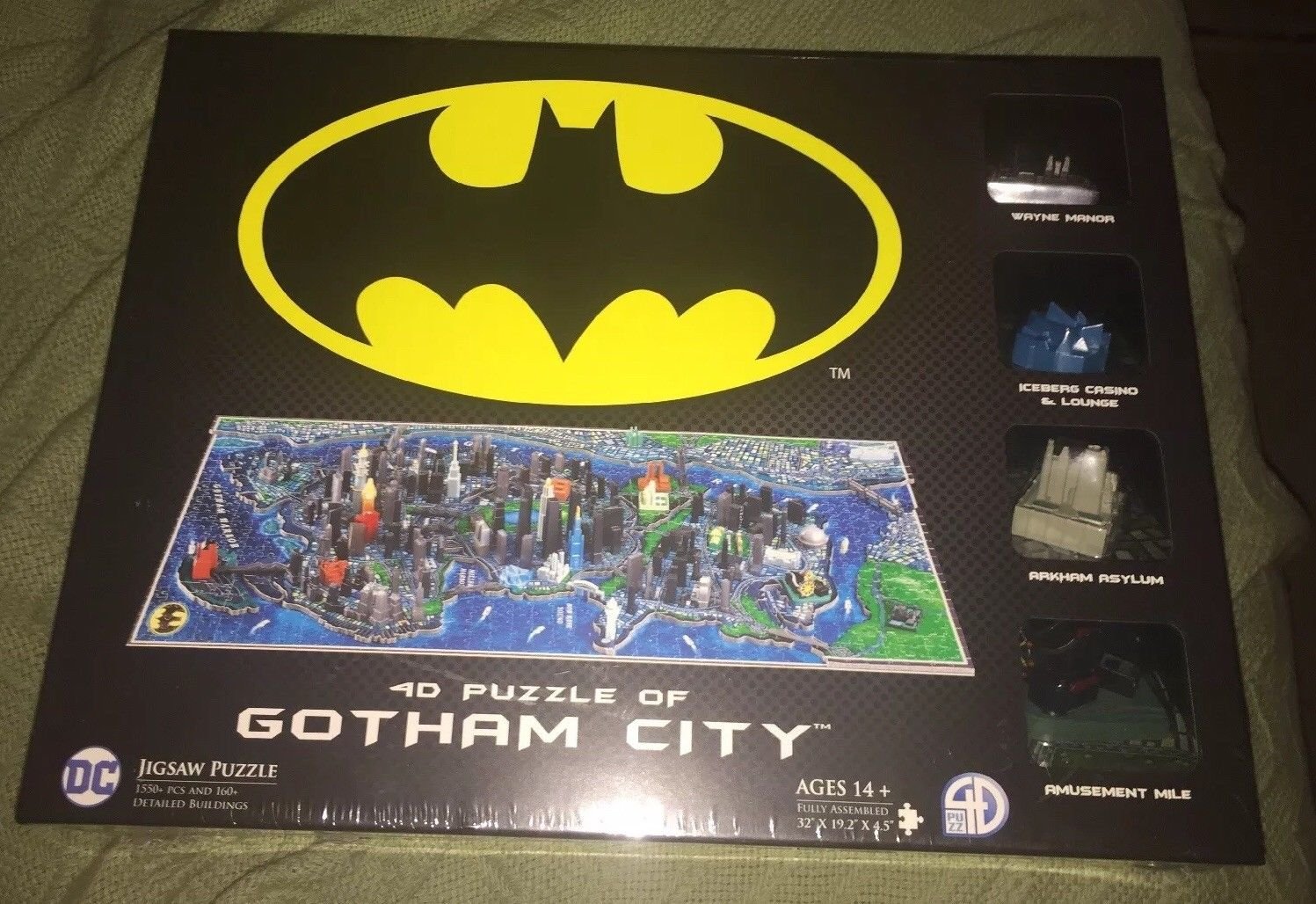 GOTHAM CITY 4D DC Batman Jigsaw Puzzle New