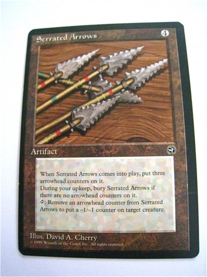 Serrated Arrows Magic the Gathering Homelands FREE SHIPPING