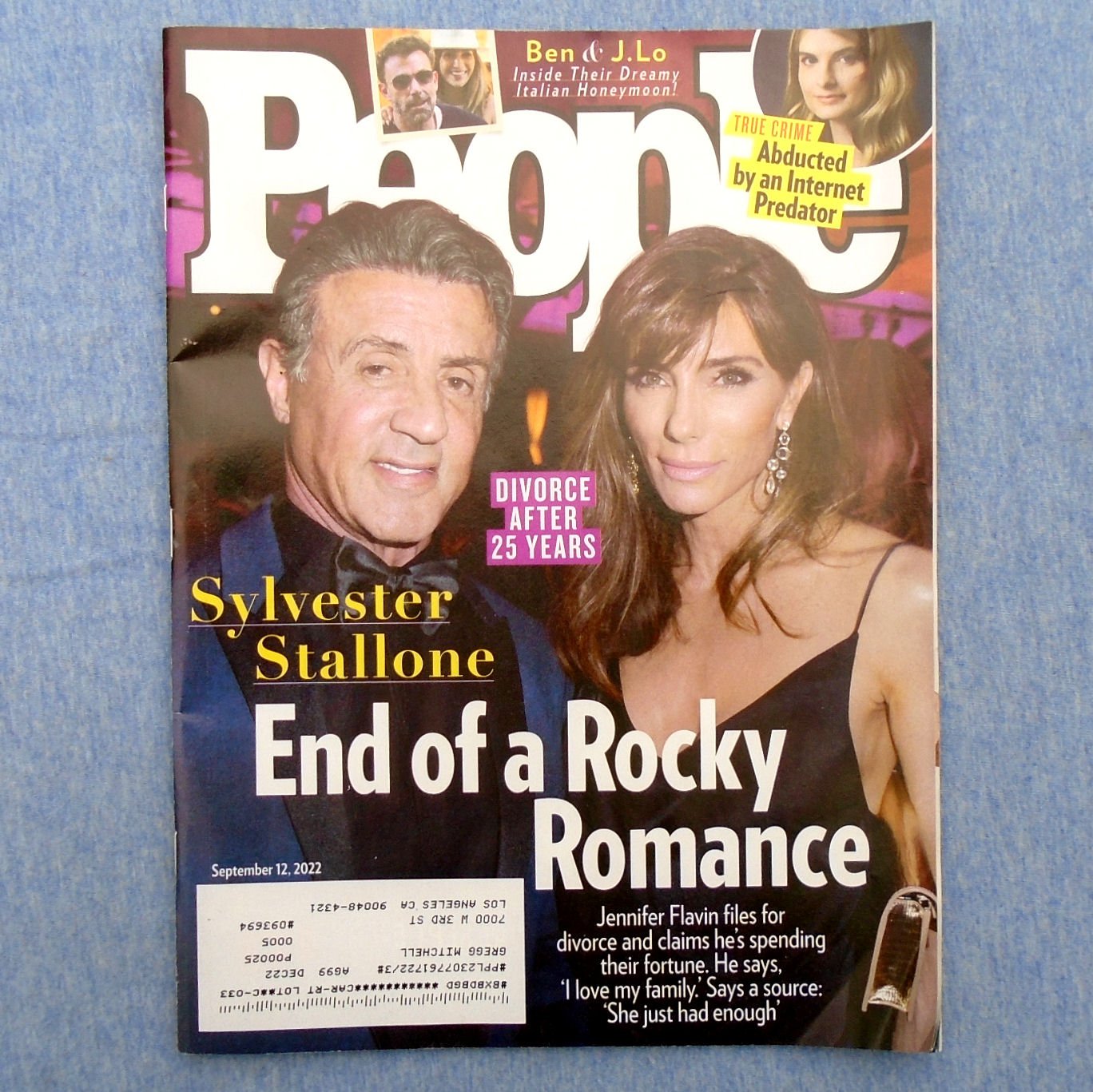 People Magazine September 12, 2022 Sly Stallone, Brolin, Rossellini ...