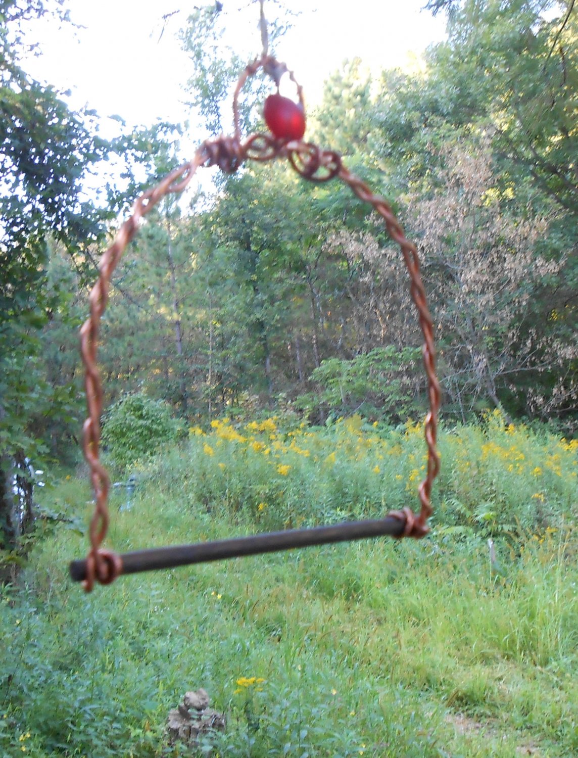Copper Vines Hummingbird Swing