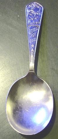 Rogers Sterling Silver Little Boy Blue Baby Spoon