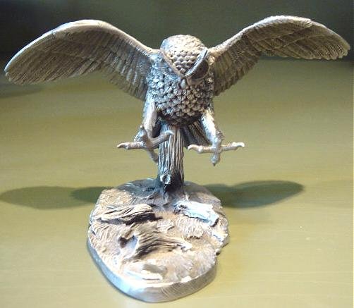 Majestic Limited Edition Hudson Pewter Owl Figurine