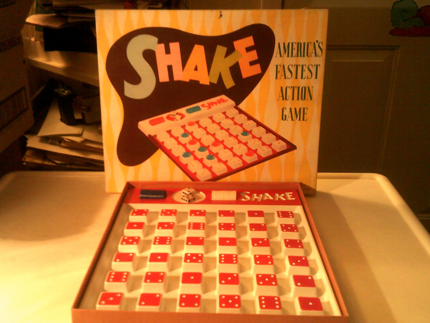 Vintage Shake Bingo Game Schaper