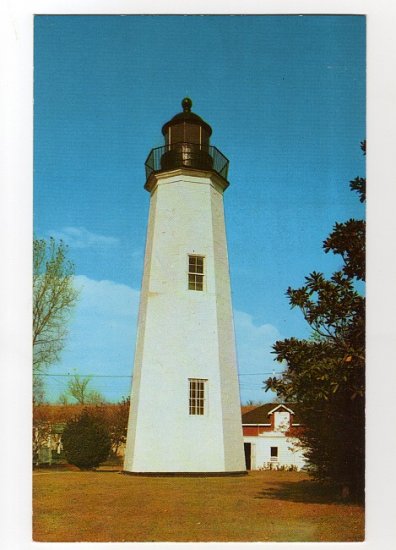 Old Point Comfort Lighthouse Postcard, Fort Monroe, VA Walter H. Miller ...