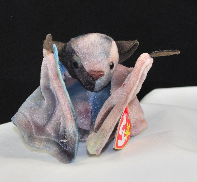 Ty Batty The Bat Ty-Dye Retired Beanie Baby 4035
