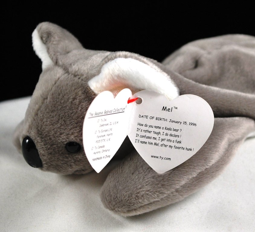 Ty Beanie Baby Mel The Koala Bear Retired 4162
