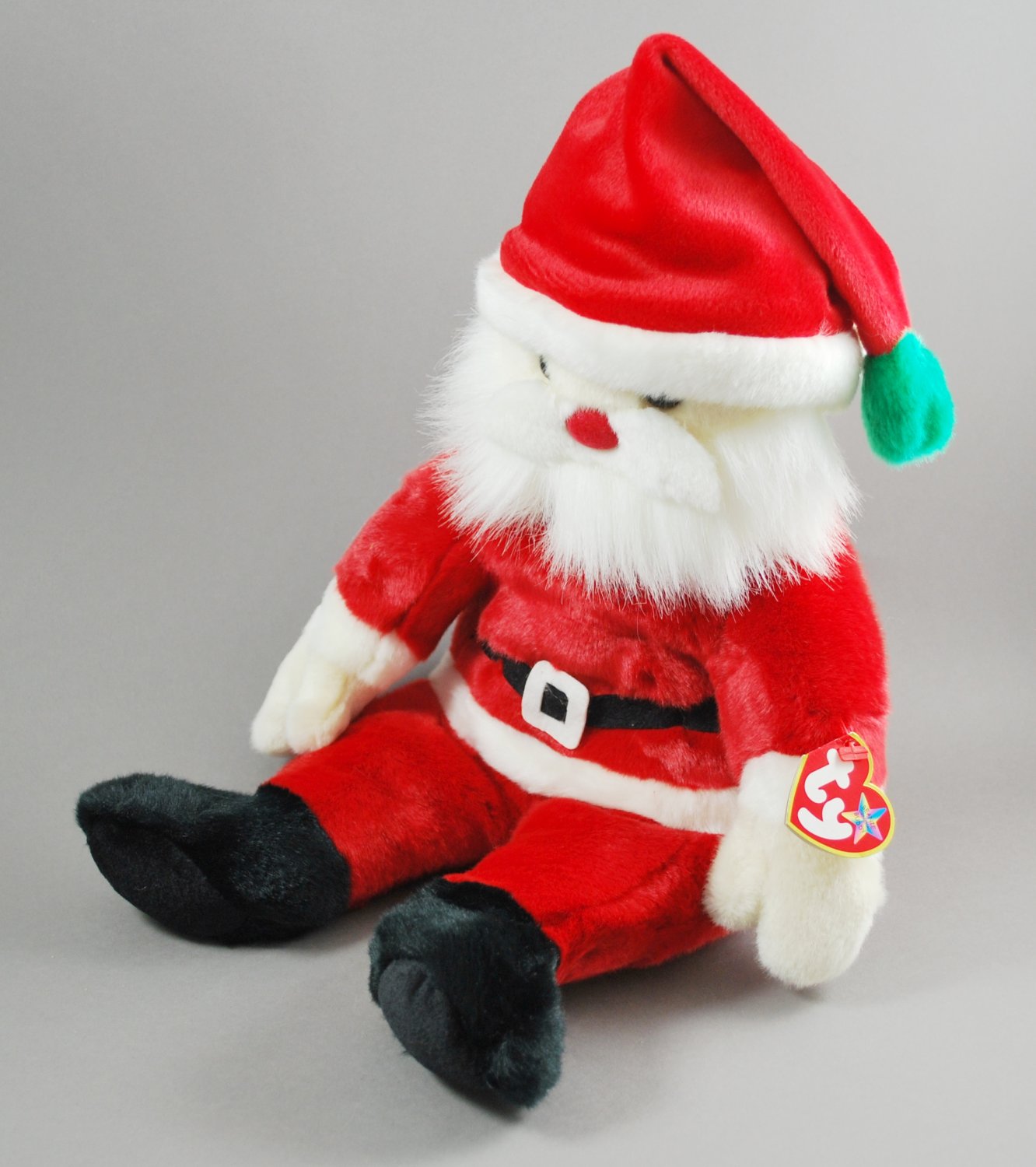 Santa Claus Christmas Ty Plush Beanie Buddy Style 9385