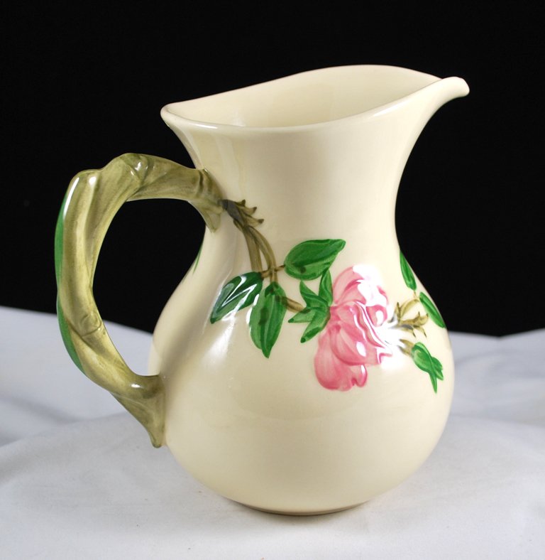 Vintage Franciscan Dinnerware Desert Rose 1950s Small Milk Pitcher