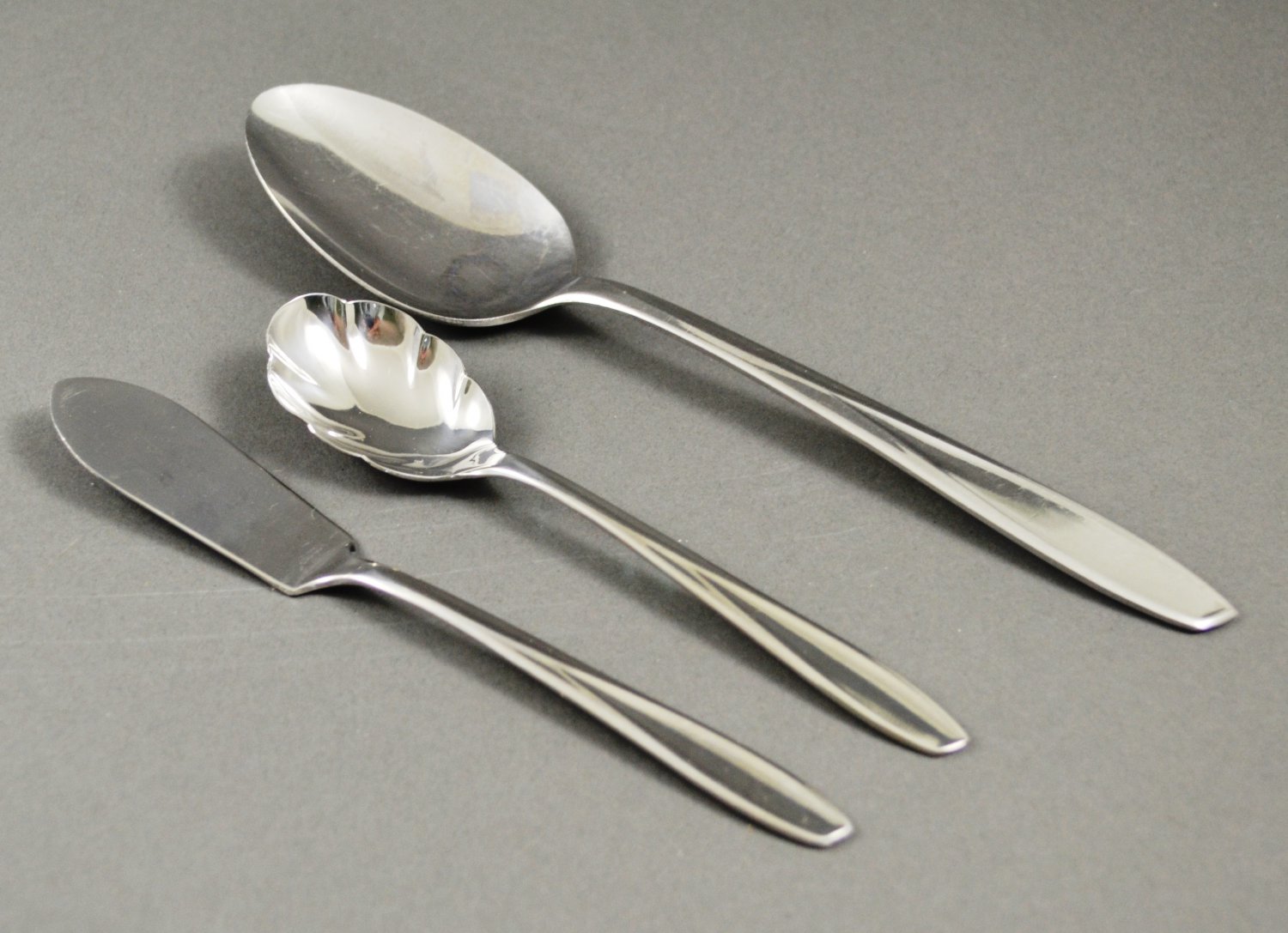 International Silver 3 Piece Serving Utensils Silco Stainless U.S.A ...