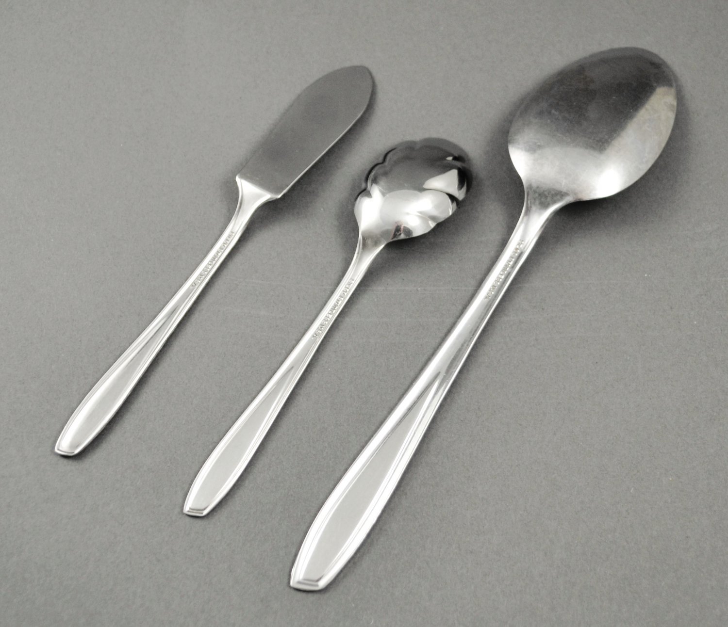 International Silver 3 Piece Serving Utensils Silco Stainless U.S.A ...