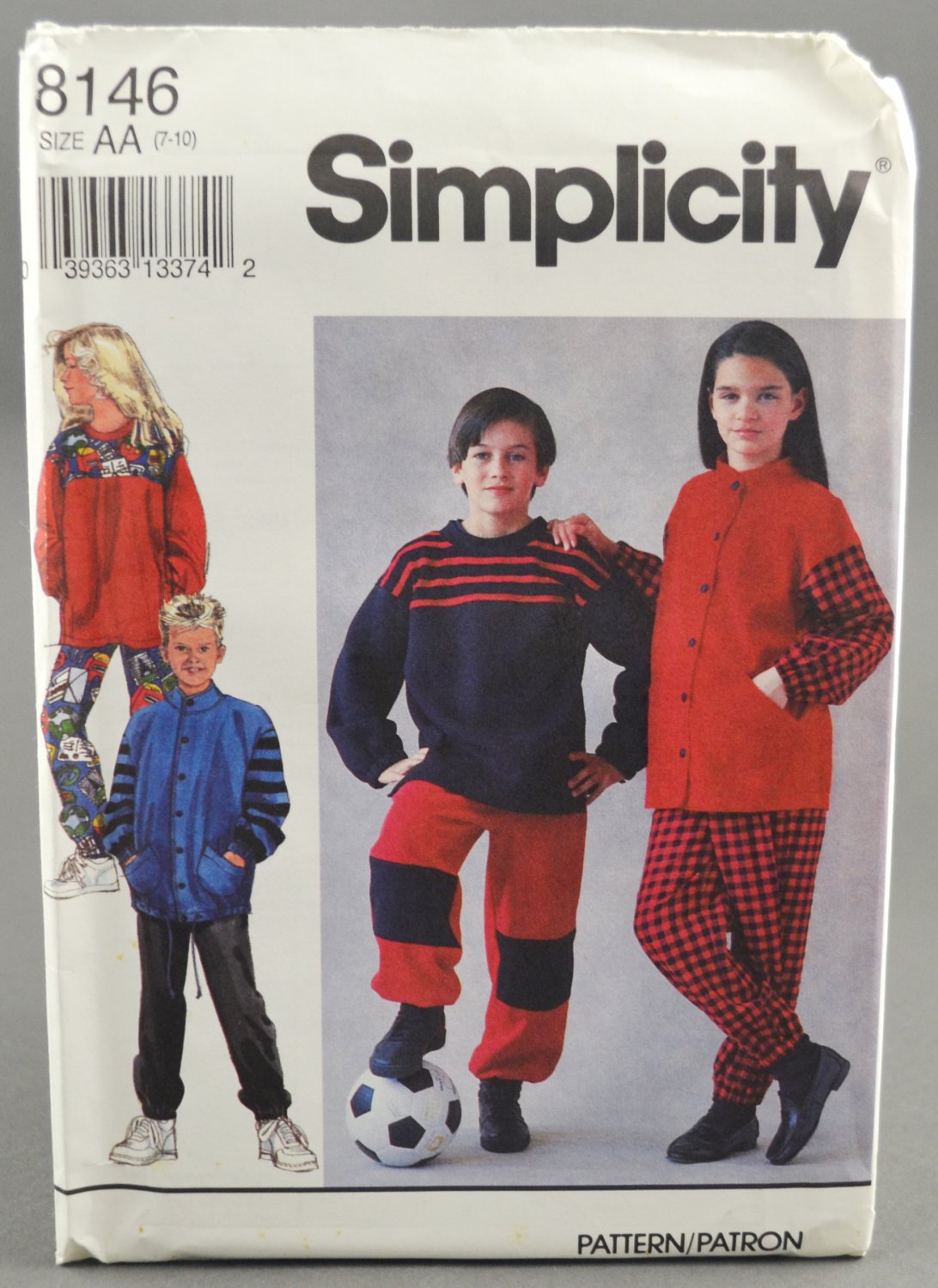 Simplicity 8146 Sewing Pattern Boys' & Girls' Jacket Knit Pants Top ...