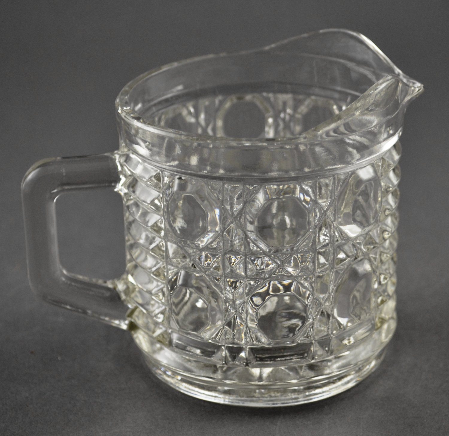 Vintage Windsor Crystal Creamer Indiana or Federal Glass