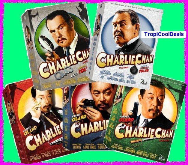 CHARLIE CHAN COLLECTION VOL. 1 2 3 4 5 Volumes 1-5 NEW/SEALED
