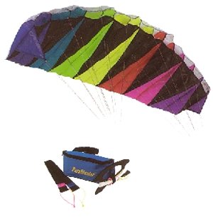 TEMPEST PARASTUNTER FRAMELESS STUNT KITE Line and Carry Case Included