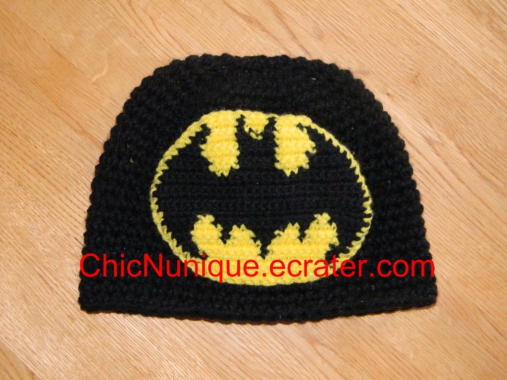 BATMAN!! Custom Crochet Hat *Any Size Available* • •