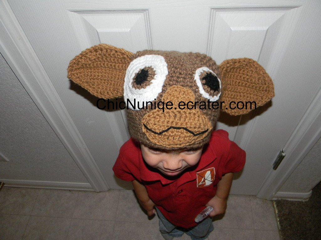 Handmade Crochet Custom Gremlin Gizmo Hat ***Any Size***
