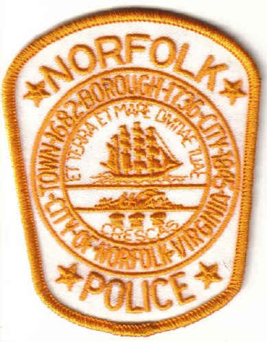 NORFOLK VIRGINIA POLICE DEPT UNIFORM PATCH LAW OFFICER COPS CSI USA