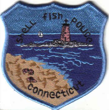SHELL FISH POLICE CONNECTICUT PATCH BEACH OCEAN LIGHTHOUSE