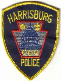 HARRISBURG POLICE PATCH PENNSYLVANIA COPS CSI LAW OFFICER
