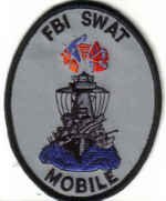 FBI SWAT MOBILE UNIFORM PATCH ALABAMA FEDERAL BEUREAU OF INVESTIGATION ...